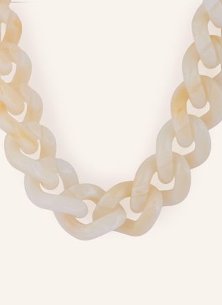 Vanessa Baroni Vanessa Baroni Halskette Flat Chain weiss
