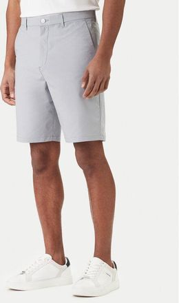Calvin Klein Stoffshorts LV04LB613G Grau Straight Fit