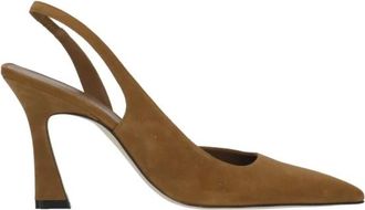 Stuart Weitzman Femme, Chaussures, Brun, Taille: 37 1/2 EU Vinnie 85 DOrsay Slingback