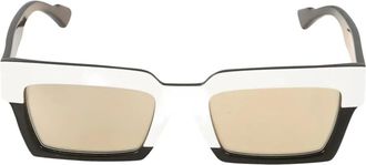 K&agrave;dor Smart Sonnenbrille mit eckigem Gestell - Wei&szlig;