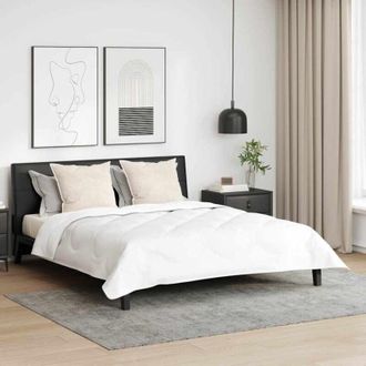 vidaXL Bettdecke Sonstiges 3 pcs Weiß 240 x 260 cm Mikrofaser Vidaxl