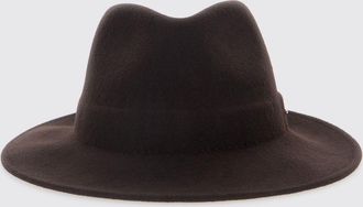 Twinset Breitkrempiger Hut von aus Wollfilz mit Metall-Logo