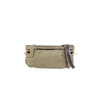 Borbonese Femme, Sacs, Beige, Taille: ONE Size London Small Crossbody