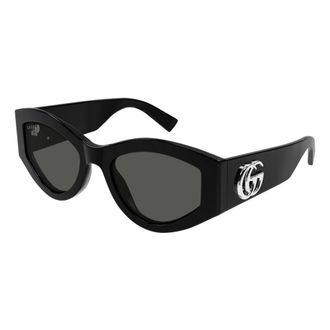 Gucci Gg1951S Ovale Sonnenbrille - - Accessories - Damen - Schwarzk - 53 MM