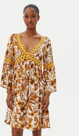 Selmark Sommerkleid BM298 Gelb Relaxed Fit