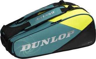 Dunlop Sports DUNLOP SX-Performance Tasche f&uuml;r 8 Schl&auml;ger, Blaugr&uuml;n-Schwarz-Gelb