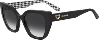 Moschino Femme, Accessoires, Noir, Taille: 54 MM Lunettes de soleil