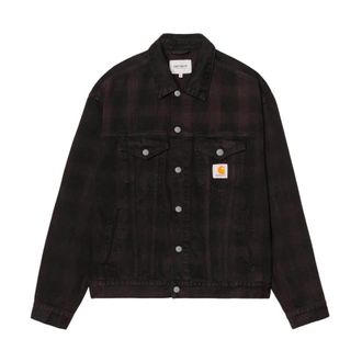 Carhartt Work in Progress Everson Trucker Jacke - - Jackets - Herren - Schwarzk - S