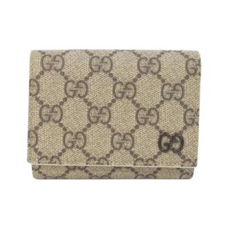 Gucci Pre-owned Toile petite-maroquinerie - Femme - Pre-owned - Beige - Taille: ONE Size