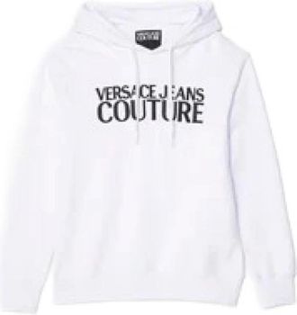 Versace Jeans Couture Homme, Sweatshirts et sweats &agrave; capuche, Blanc, Taille: S Felpa