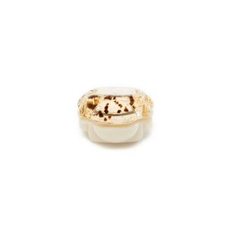 La Manso Bague Half Tiger Eye