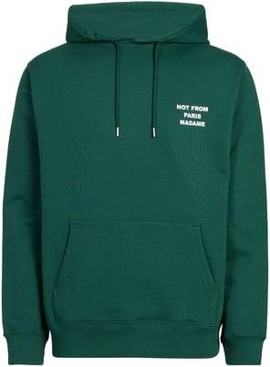 Dr&ocirc;le de Monsieur Hoodie ample Slogan en coton molleton