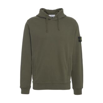 Stone Island Gr&uuml;ner Kapuzenpullover Aw25 - - Sweatshirts & Hoodies - Herren - Gr&uuml;n - XL