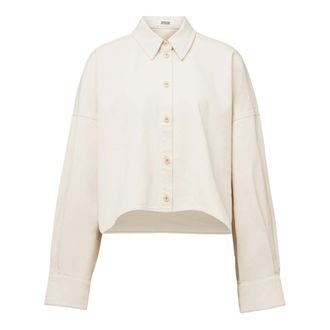 Drykorn Femme, Blouses et Chemises, Beige, Taille: 36 FR Oshia 10 Shirt