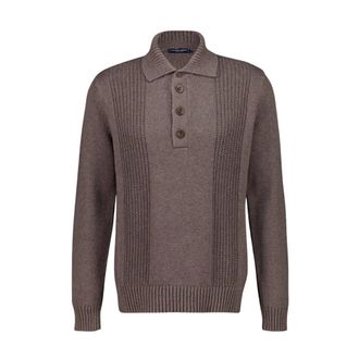 Frescobol Carioca Romano Cotton-Cashmere Polo - - Knitwear - Herren - Grau - S