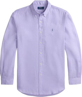 Polo Ralph Lauren Homme, Chemises, Violet, Taille: M Chemise &agrave; manches longues
