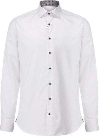 Stenströms Homme, Chemises, Blanc, Taille: 4XL Chemise Twill Élégante avec Motif