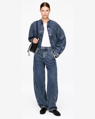 Arket Jeans Mit Barrel Legs -Blau