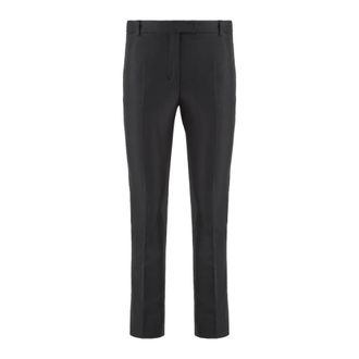 Max Mara Fatina Ma&szlig;geschneiderte Hose mit geradem Bein - - Trousers - Damen - Schwarzk - S