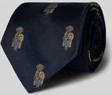 Polo Ralph Lauren Krawatte aus reiner Seide mit Allover-Muster