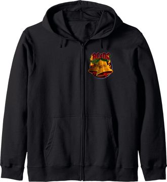 AC/DC Offizielles AC/DC Weihnachten Hells Bells Bandmerch für Fans Kapuzenjacke