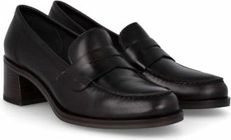 Lince Lince Mocasin Tacon Comodo | Semelle en caoutchouc | Semelle int&eacute;rieure en gel amovible | I53002-9 | Fabriqu&eacute;es en Espagne, Cuir Copicose Marron, 40 E