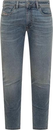 Diesel jean 1979 Sleenker à plaque logo - Bleu