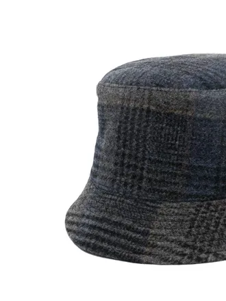 Fedeli Womens Gorro De Lana Virgen Con Cuadros Escoceses Aw22 M