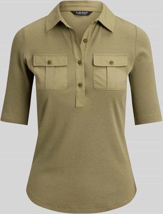 Lauren Ralph Lauren Slim Fit T-Shirt aus Baumwoll-Mix Modell HAIDELLE