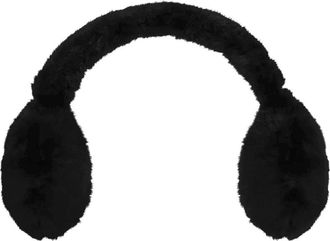 Karl Lagerfeld Ikon Fur Ears Muffs - Femme - Accessoires - Noir - Taille: ONE Size