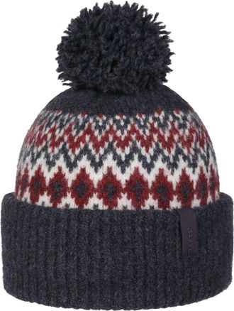 Barts Nakarah Bommelm&uuml;tze Strickm&uuml;tze Umschlagm&uuml;tze Damenm&uuml;tze Damen - mit Umschlag, Futter Herbst-Winter Herbst Winter - One Size dunkelblau