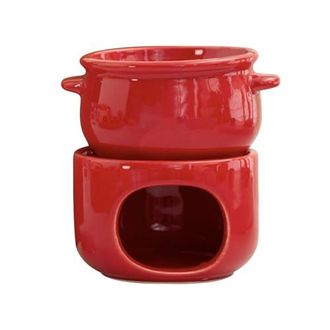 Generic Tasse &agrave; fondue au chocolat - Casserole en c&eacute;ramique r&eacute;sistante &agrave; la chaleur | Tasses &agrave; fondre le chocolat avec fourchettes | pour fromage, guimauve, b