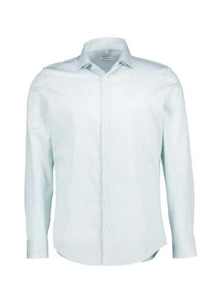 Seidensticker Seidensticker Herren Hemd blau Baumwolle