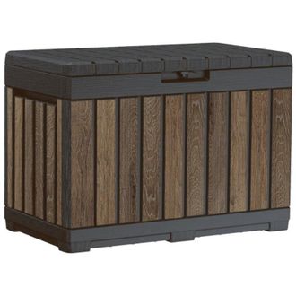 Keter Coffre de rangement de jardin Keter Kentwood 190 L 82,3x45,7x57,7 cm effet bois, noyer (263970)