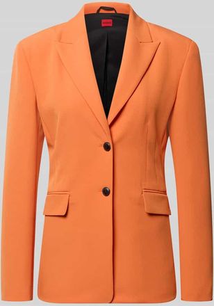 HUGO BOSS Regular Fit Longblazer mit 1-Knopf-Verschluss Modell ASMALLA-1