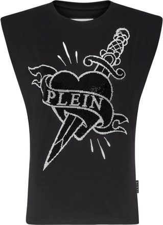 Philipp Plein Damen, Oberteile, Schwarzk, LGr&ouml;&szlig;e