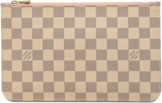 Louis Vuitton Pre-owned Damier Azur Pouch - Femme - Pre-owned - Blanc - Taille: ONE Size