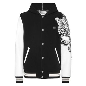 Philipp Plein Bomber Jackets - - Jackets - Herren - Schwarzk - L