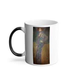 Fabulous Thermoreagierende Tasse Magische Tasse - Gustave Klimt/Portrait dEmilie Floge 1904 - 325 ml