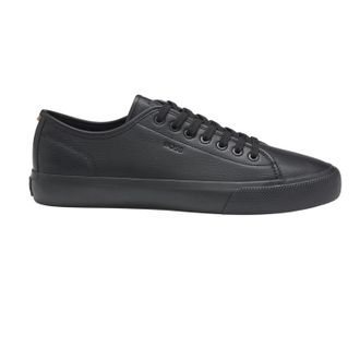 HUGO BOSS Profil Sneaker f&uuml;r Herren, Leder, niedrig geschnitten (Schwarz)