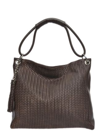 Luisa Vannini Kastanienbraun Rindsledertasche