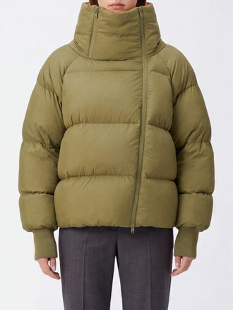Ganni Doudoune Future en nylon matelass&eacute; avec col montant et zip lat&eacute;ral