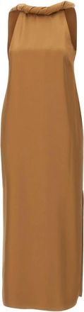 Loulou Studio Femme, Robes, Brun, Taille: 40 FR Susan Midi Dress