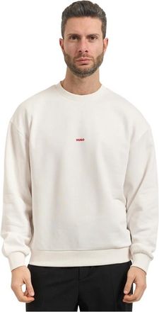 HUGO BOSS Homme, Sweatshirts et sweats &agrave; capuche, Blanc, Taille: L Hugo Sweaters White
