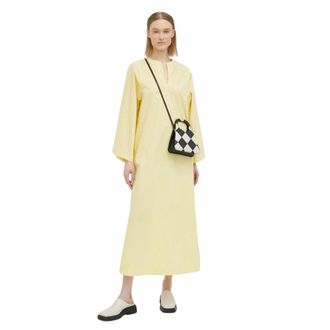By Malene Birger Robe Longue - Femme - Robes - Jaune - Taille: 38 FR