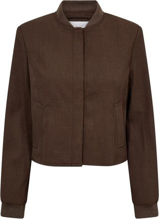 Co'Couture Femme, Vestes, Brun, Taille: 44 FR New BostonCC Crop Jacket