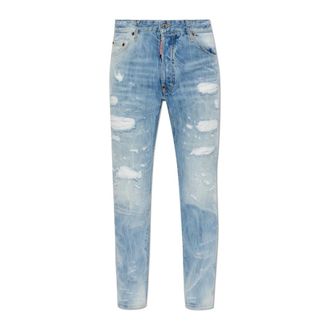 Dsquared2 Homme, Jeans, Bleu, Taille: 2XL Teddy Jeans