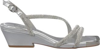 Alma En Pena Alma EN Pena, Femme, Chaussures, Gris, Taille: 40 EU Sandale &agrave; trois brides tubulaires