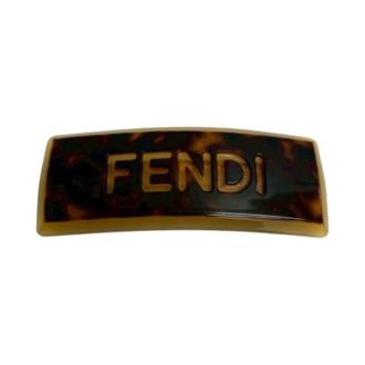 Fendi Accessoire Cheveux en Plastique Pre-owned - Femme - Pre-owned - Brun - Taille: ONE Size