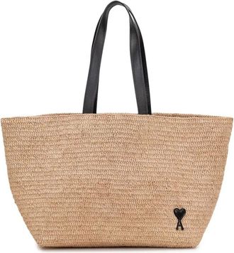Ami Femme, Sacs, Beige, Taille: ONE Size Ami de Coeur Tote Bag